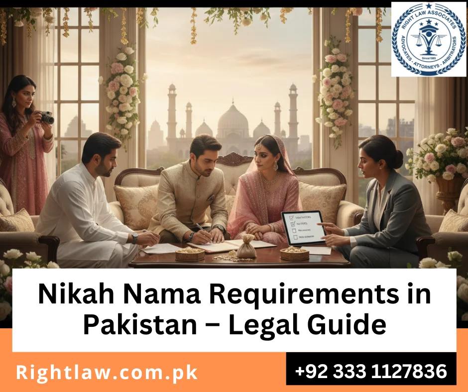 Nikah Nama Requirements in Pakistan – Legal Guide